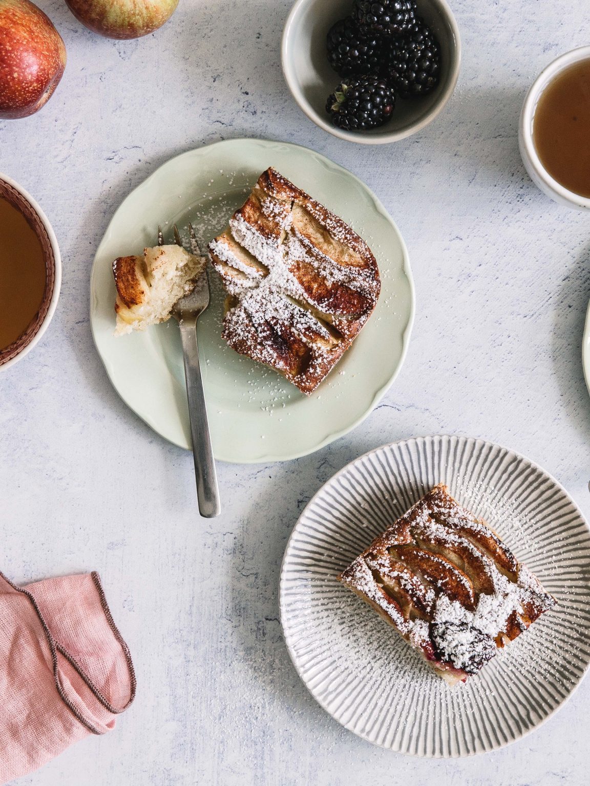 Æblekage i bradepande - Fiberhusk