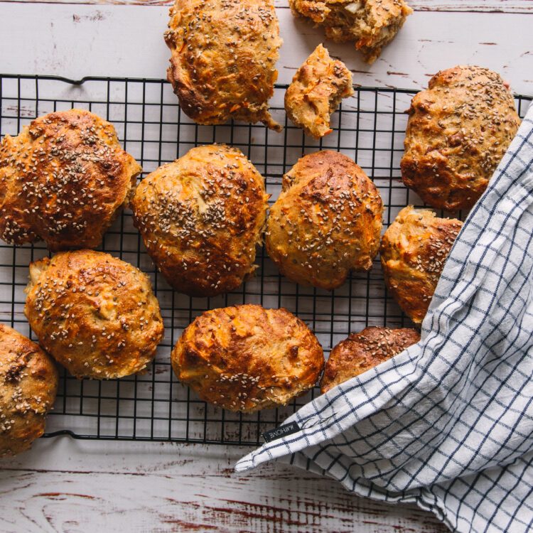 Madpakkebrud med kylling og gulerod eller tomat og skinke - Fiberhusk